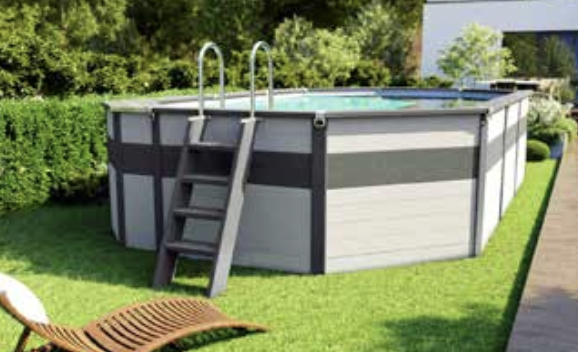 Piscine Azteck hors-sol ovale 5.60 x 4.00 m