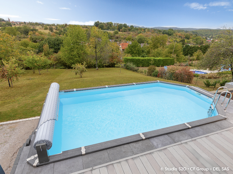 Piscine Azteck à enterrer mixte 5.60 x 4.05 m