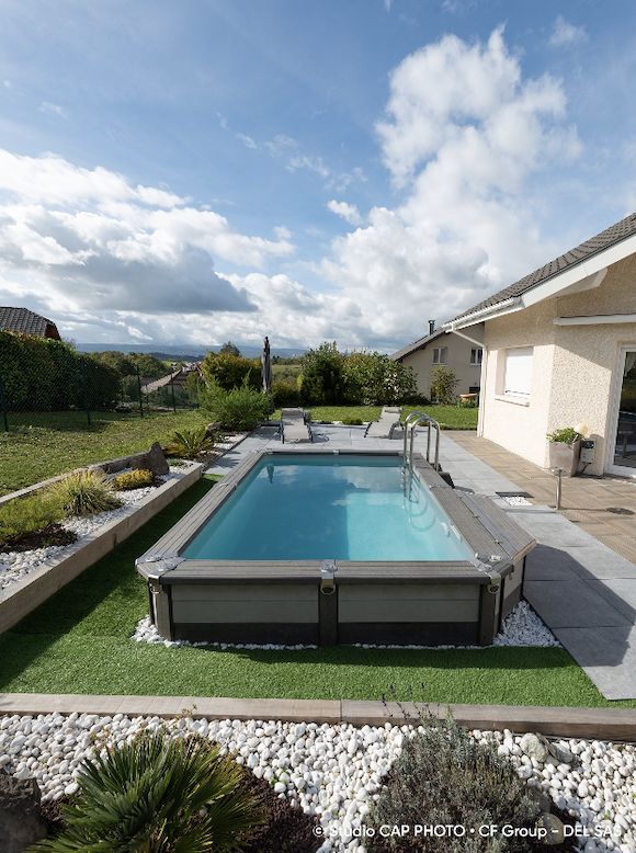 Piscine Azteck hors-sol rectangulaire 5.10 x 3.50 m